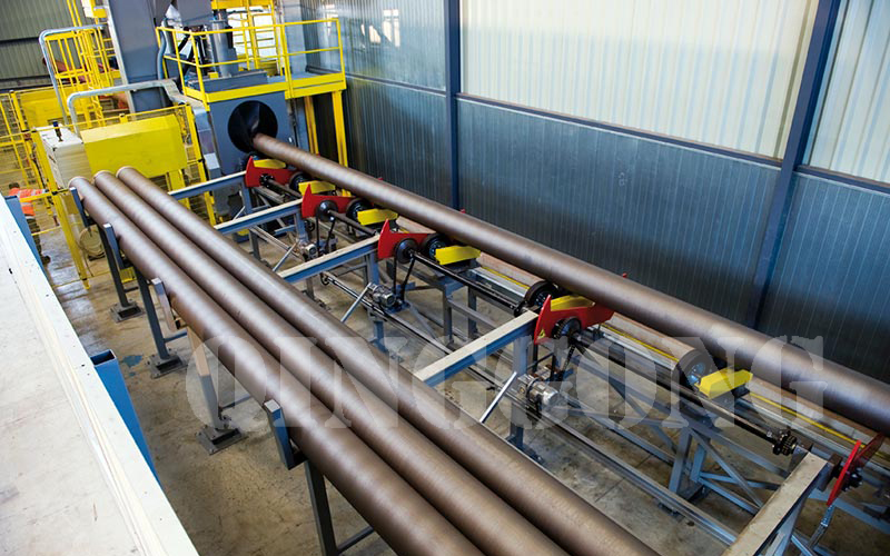 Pipe Diabolo Shot Blasting Machine - QINGDAO QINGGONG MACHINERY CO., LTD.